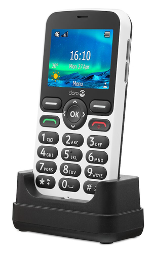 DORO 5861 sort/hvid 4G