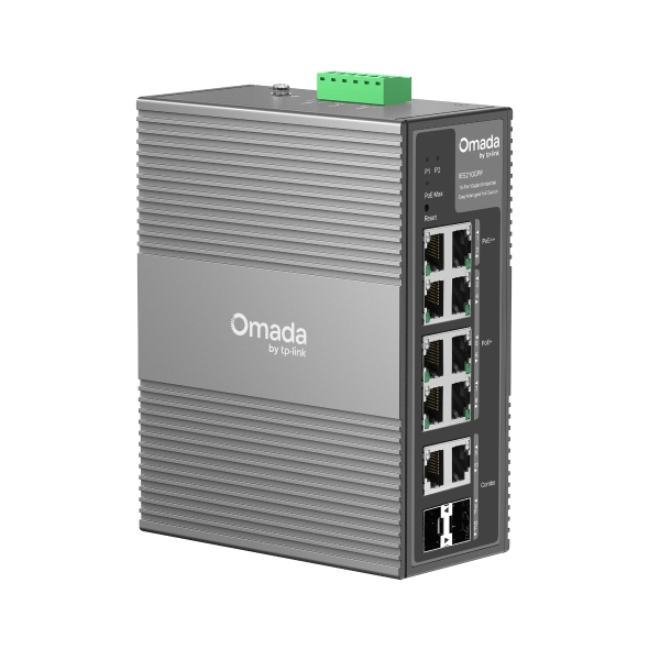 TP-Link Omada 10-Port Gigabit Industrial Easy Managed Switch with 6 ...